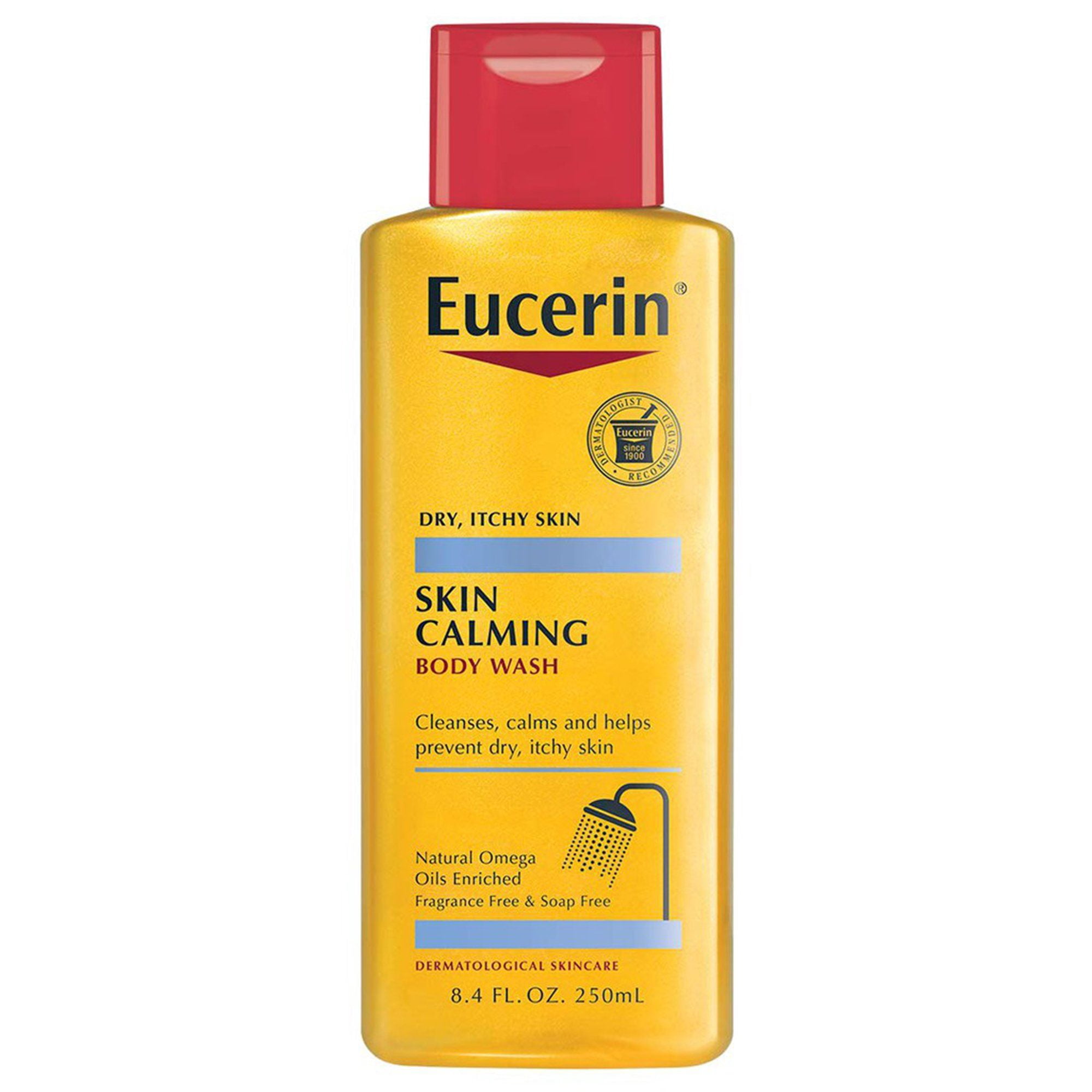 Eucerin Skin Calming Body Wash, 8.4 fl oz. (EA/1) - Walmart.com
