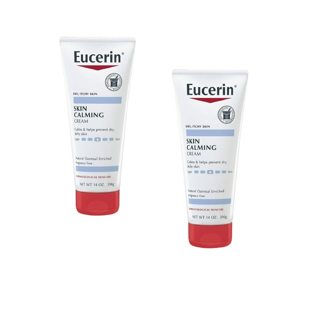 Eucerin Skin Calming Daily Moisturizing Cream 14 oz. Tube - 2 Pack ...