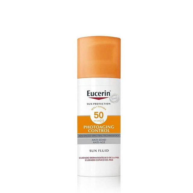 Eucerin Sun Fluid Anti-Age SPF 50 - 50ml | Lightweight Anti-Aging Sun ...