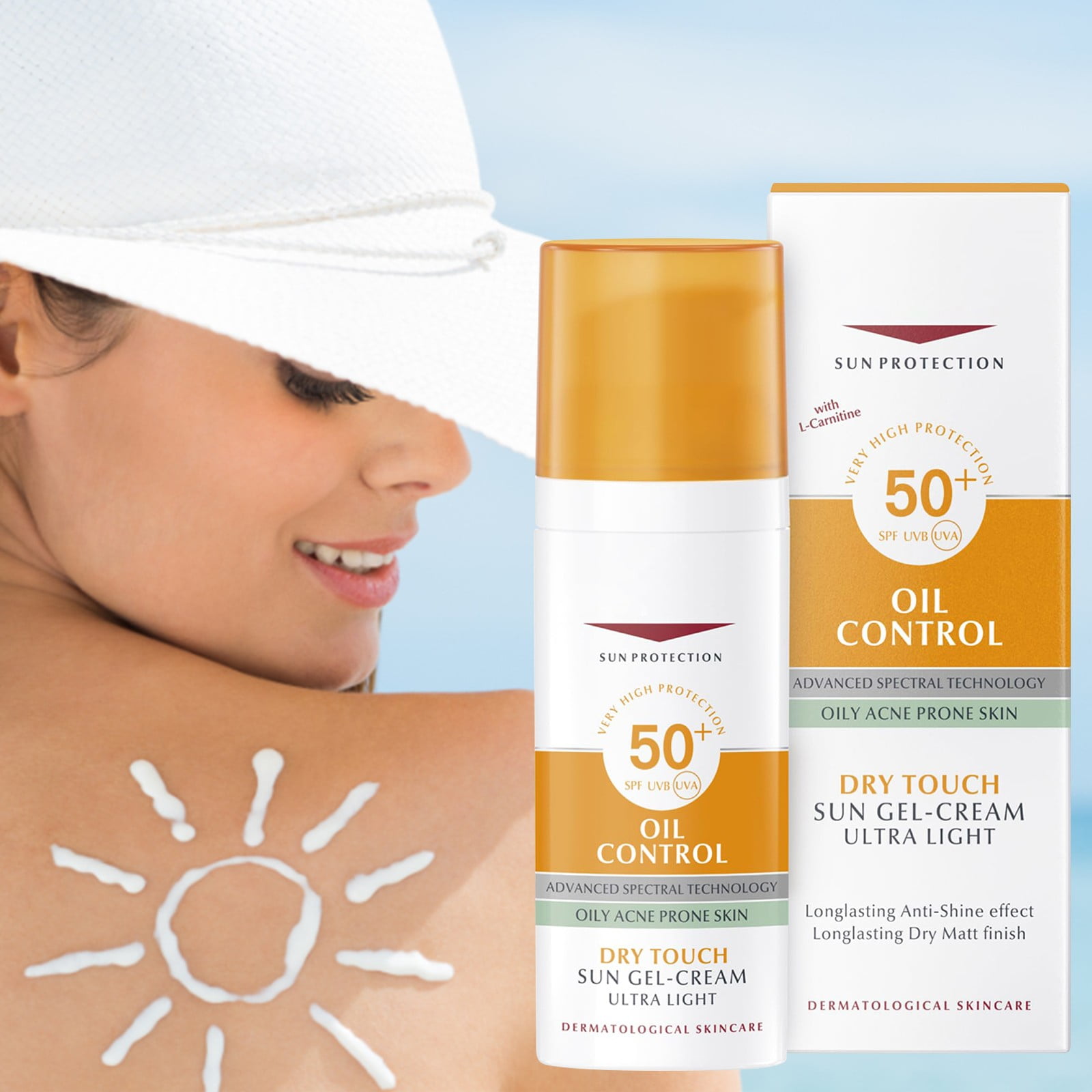 Eucerin Sun Tinted Brightening Sunscreen SPF 50+ - Oil Control Gel for ...