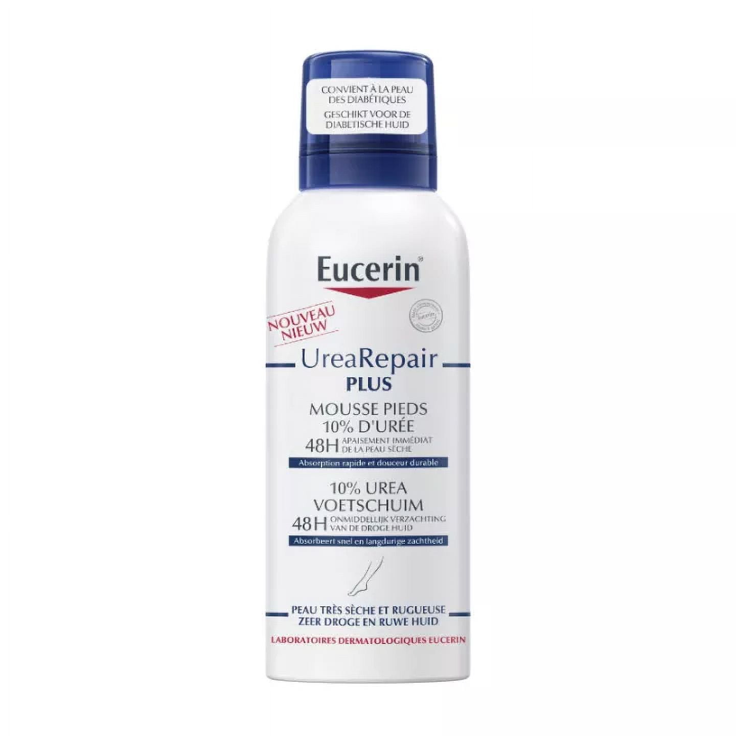 Eucerin Urea Plus Foot Foam 10% Urea 150 ml - Walmart.com