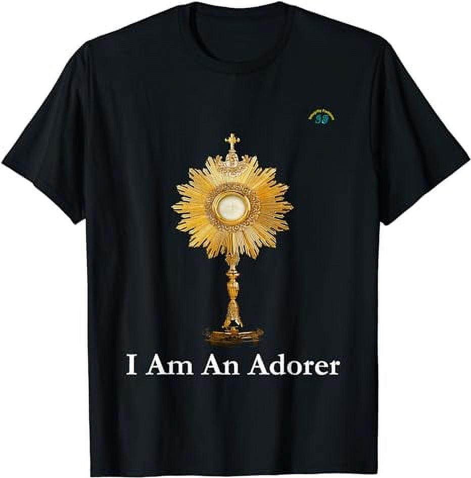 Eucharistic Adoration Catholic T-Shirt By Integrity Fashions - Walmart.com