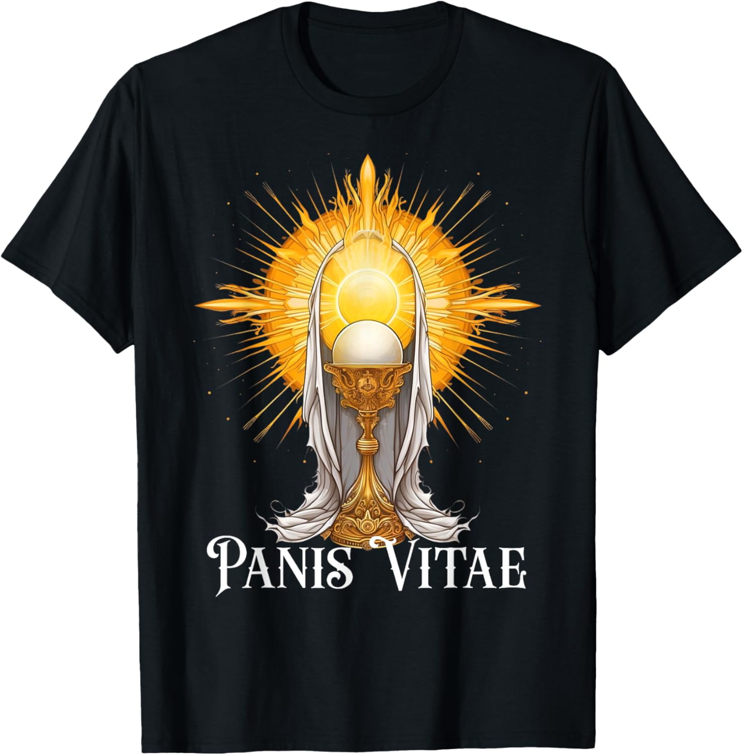 Eucharistic Adoration Traditional Latin Mass Catholic T-Shirt - Walmart.com
