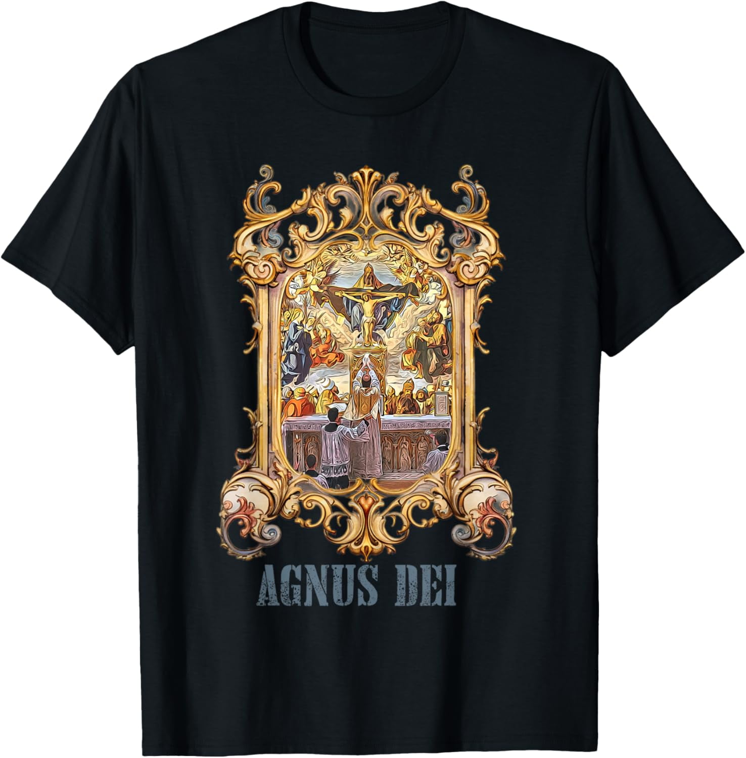 Eucharistic Consecration Traditional Latin Mass Catholic T-Shirt ...