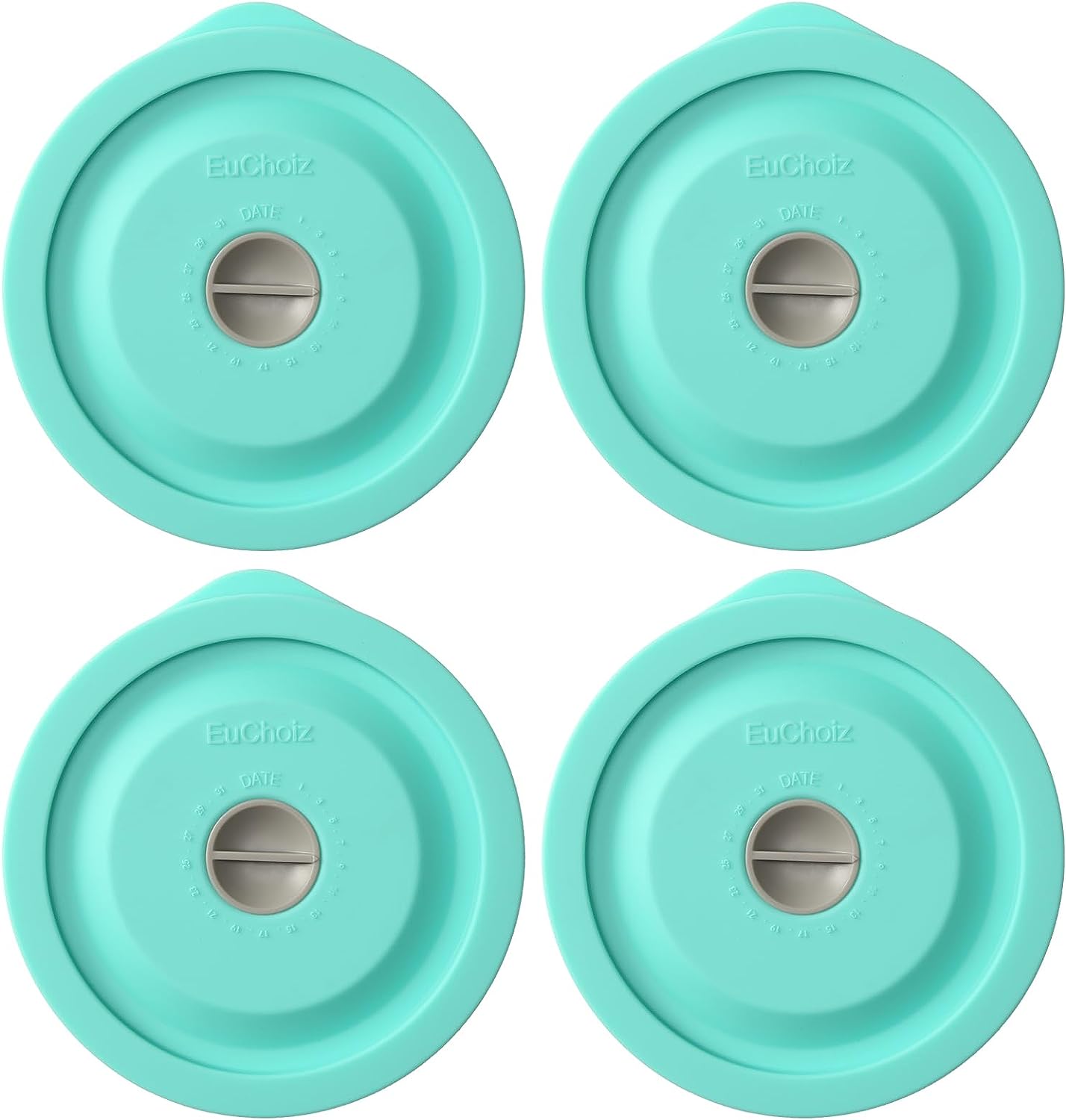 Pyrex Poppy Red Durable Replacement Lids for Food Storage (3/7202-PC, 3 ...