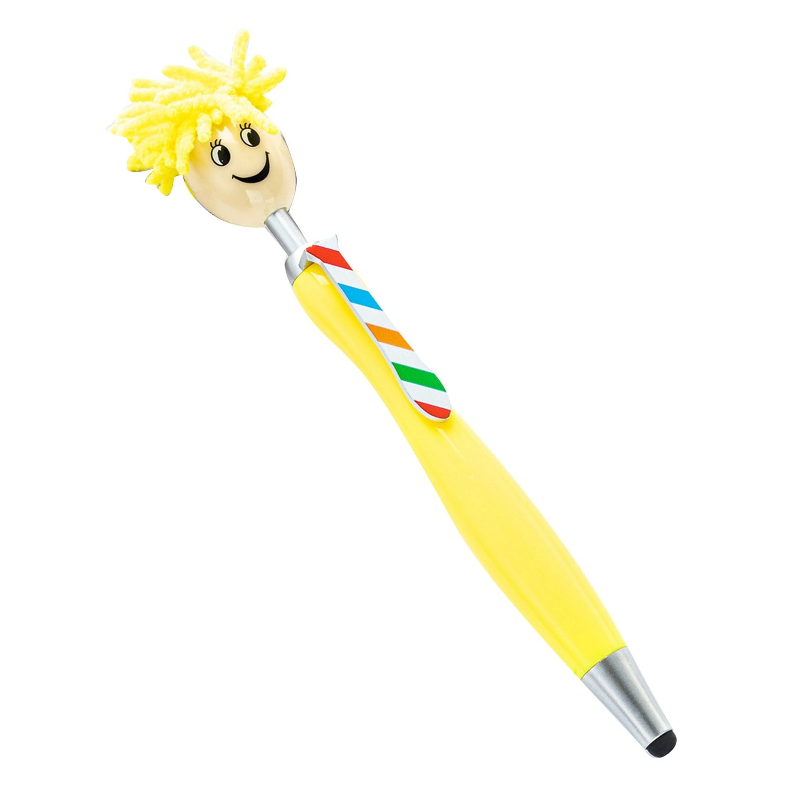 Eudgs 1ml Cute Doll Head Ballpoint Pen With Printable Logo Three ...