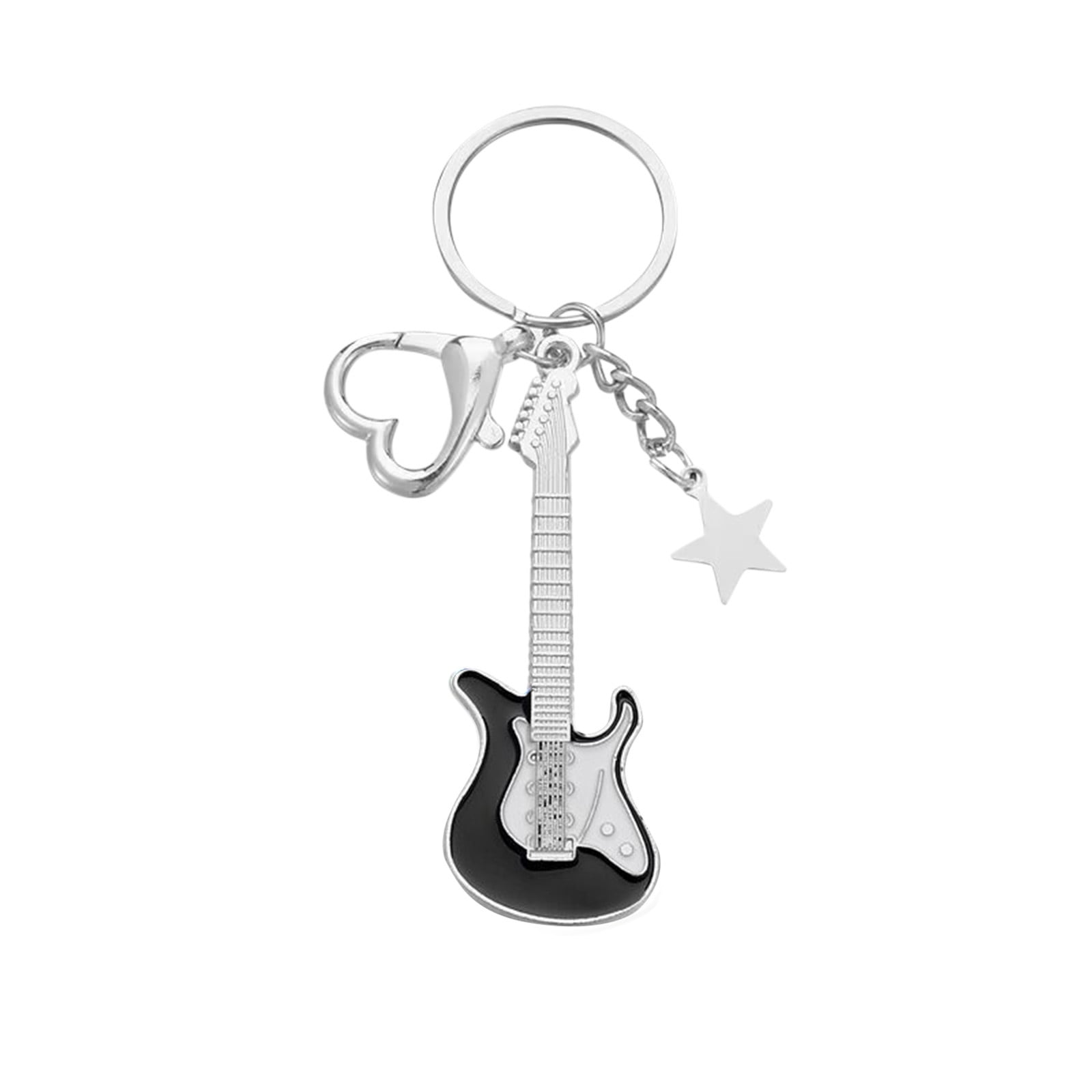 Eudgs Guitar Keychain Car Keychain Boys And Girls Keychain Guitar ...