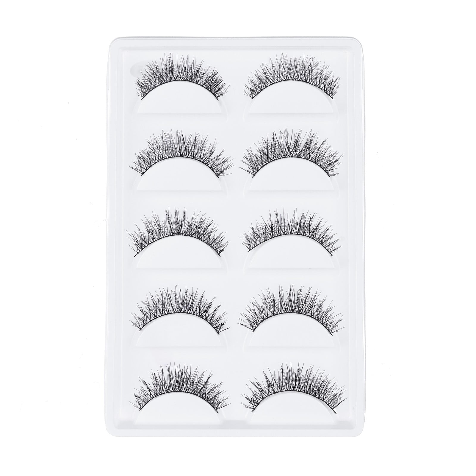 Eudgs Lashed Individual Lashes Short Medium Volume Extensions False ...