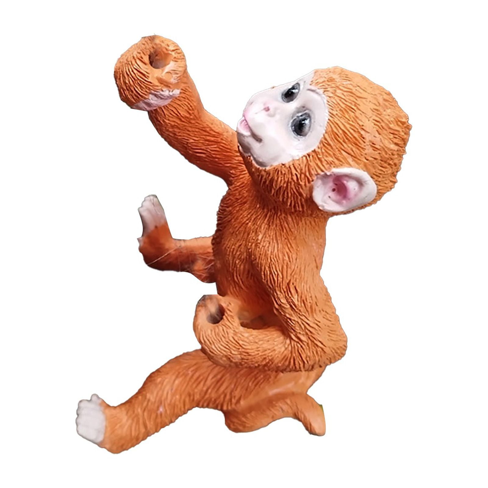 Eudgs Monkey Garden Statue Decor Statue Cute Resin Monkey Outdoor Fun ...