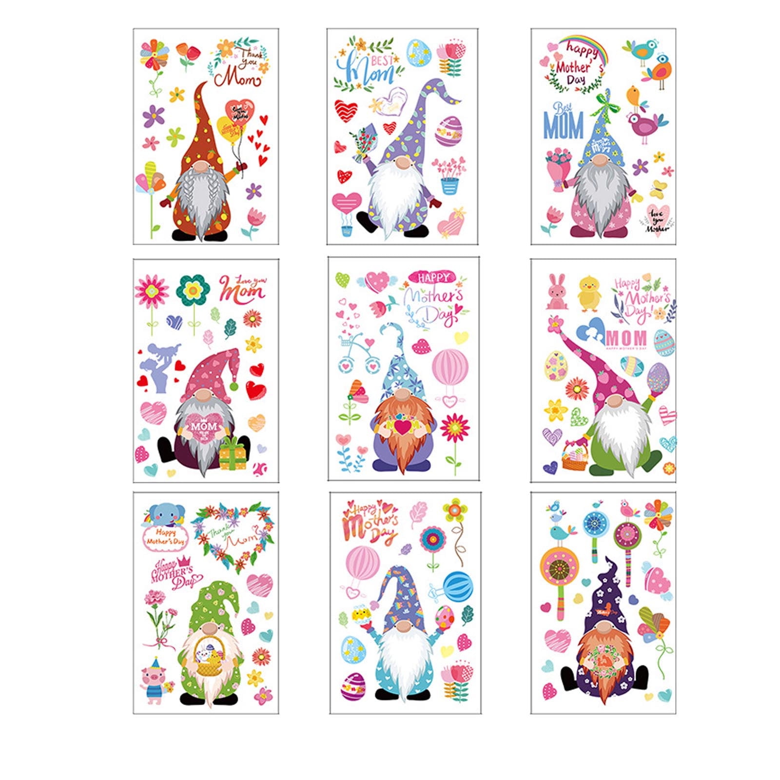 Eudgs Mother's Day Sticker Window Sticker Wall Door And Window Art ...