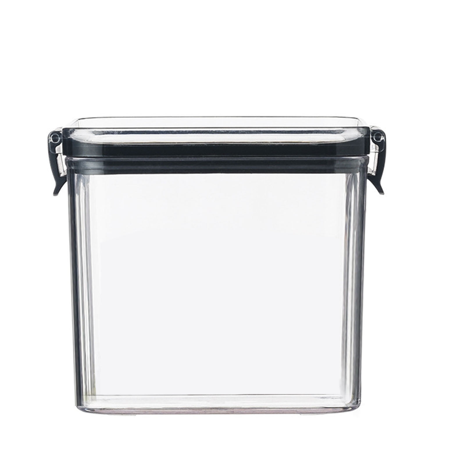 Eudgs Square Transparent Airtight Jar Fresh Keeping Box Kitchen Grain ...