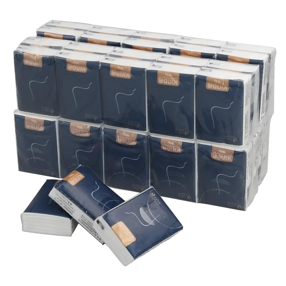EudokkyNA 4-Ply Travel Size MMF7 Pocket Facial Tissues, 120 Packs Mini ...