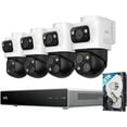 eufy 4K NVR Security Camera System S4 Max 4 Bullet-PTZ Cams, PoE Wired ...
