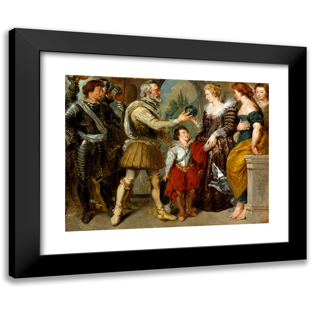 Eugène Delacroix 24x19 Black Modern Framed Museum Art Print Titled ...
