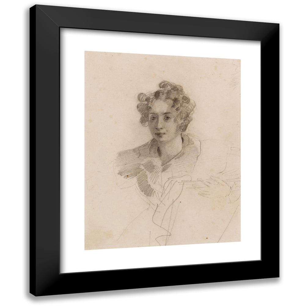 Eugène Devéria 15x18 Black Modern Framed Museum Art Print Titled ...