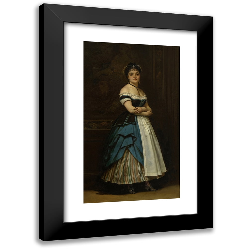 Eugène Giraud 12x18 Black Modern Framed Museum Art Print Titled - Dinah ...