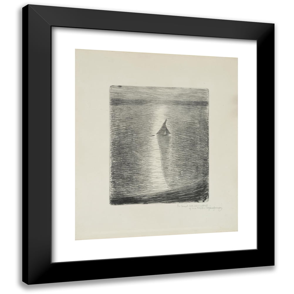 Eugène Jansson 12x14 Black Modern Framed Museum Art Print Titled - In ...