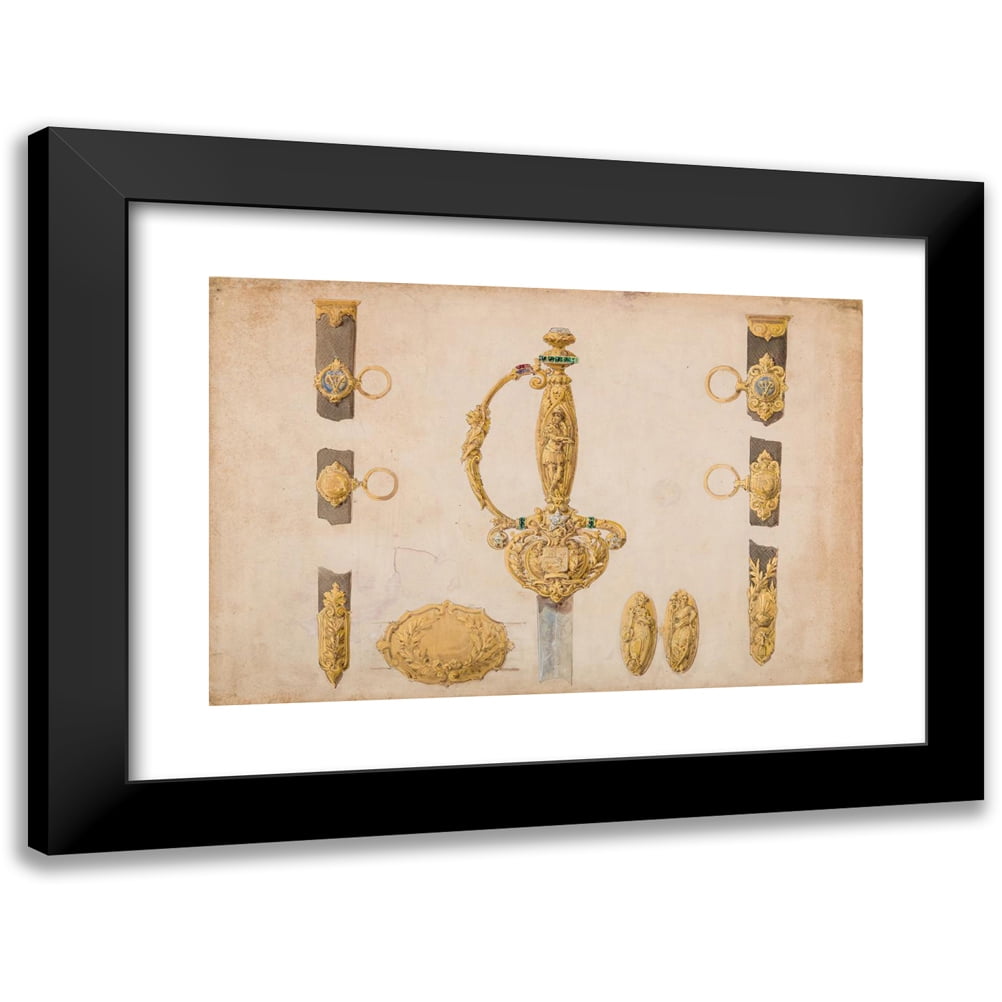Eugène Julienne 24x17 Black Modern Framed Museum Art Print Titled ...