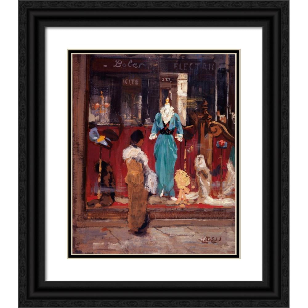 Eugène Louis Gillot 12x14 Black Ornate Wood Framed Double Matted Museum ...