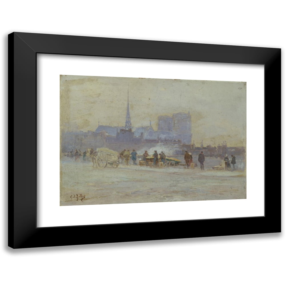 Eugène Louis Gillot 24x18 Black Modern Framed Museum Art Print Titled ...