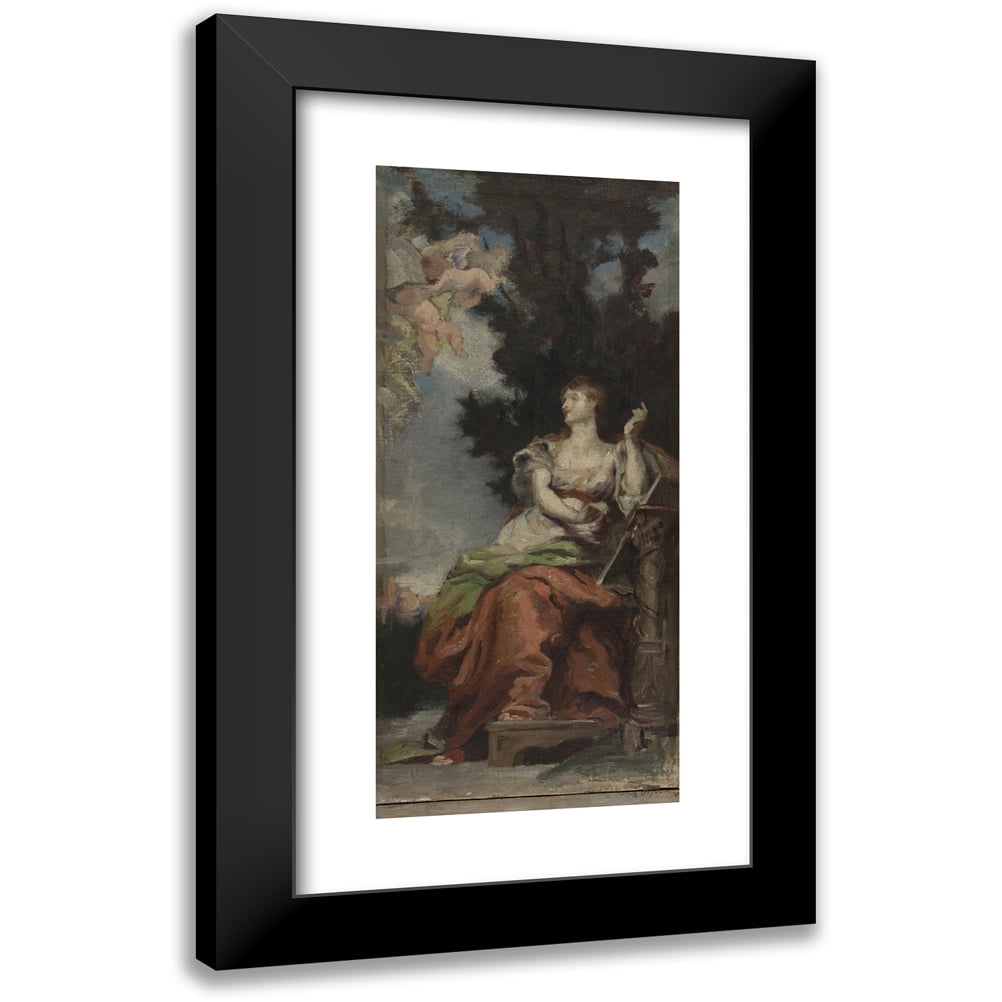 Eugène Romain Thirion 8x14 Black Modern Framed Museum Art Print Titled ...