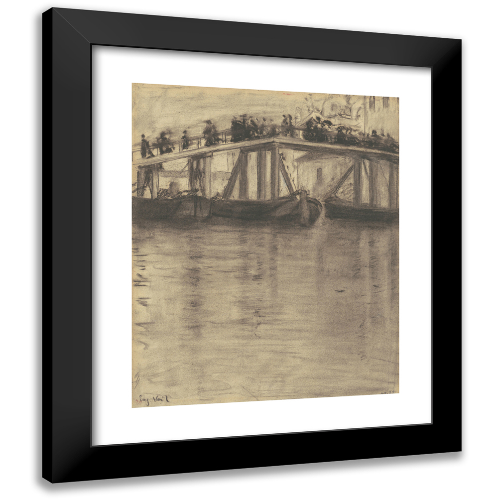 Eugène Vail 15x18 Black Modern Framed Museum Art Print Titled ...