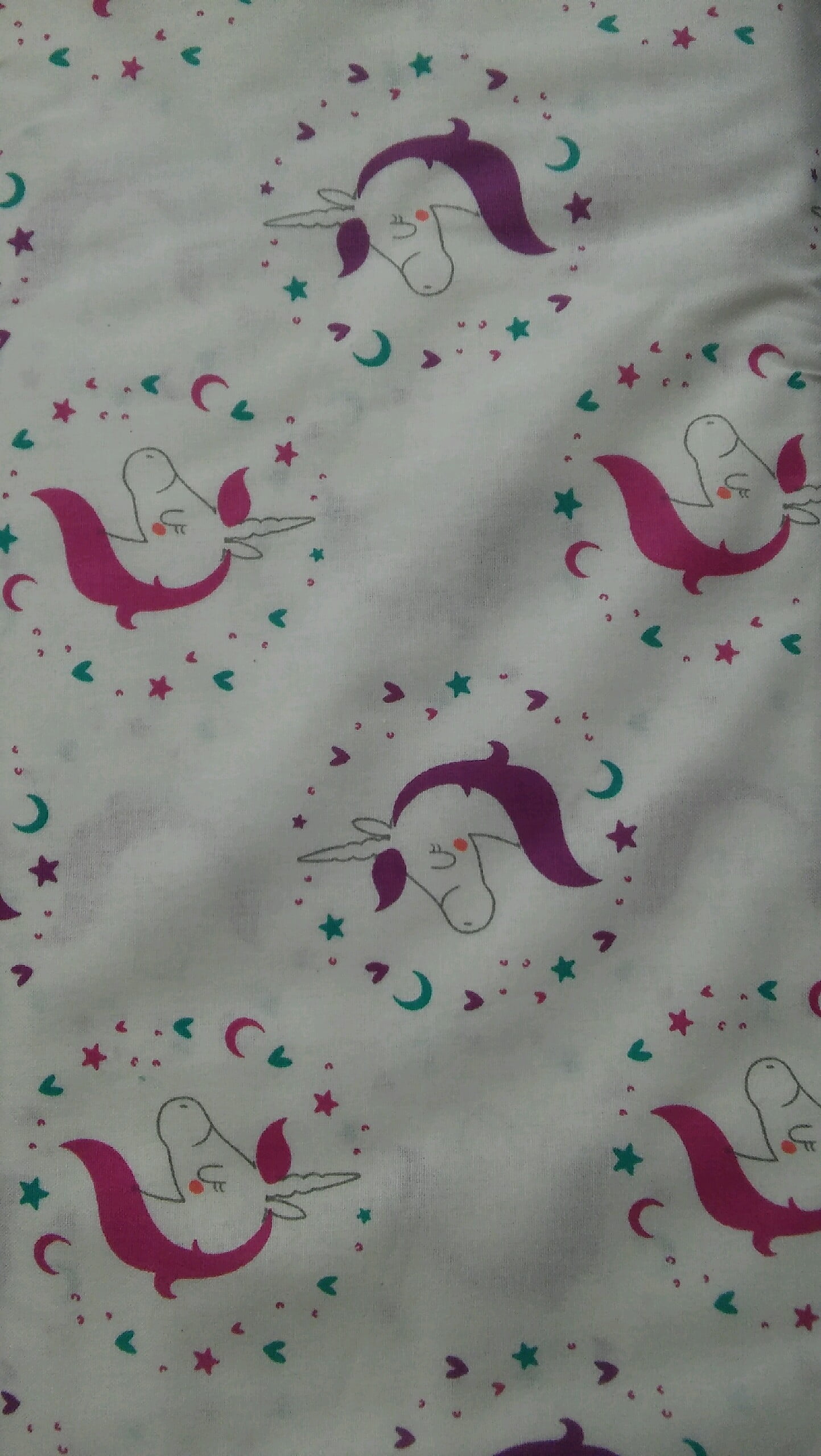 Eugene Textiles 100% Cotton 44'' Wide Unicorn Collection Quilting ...