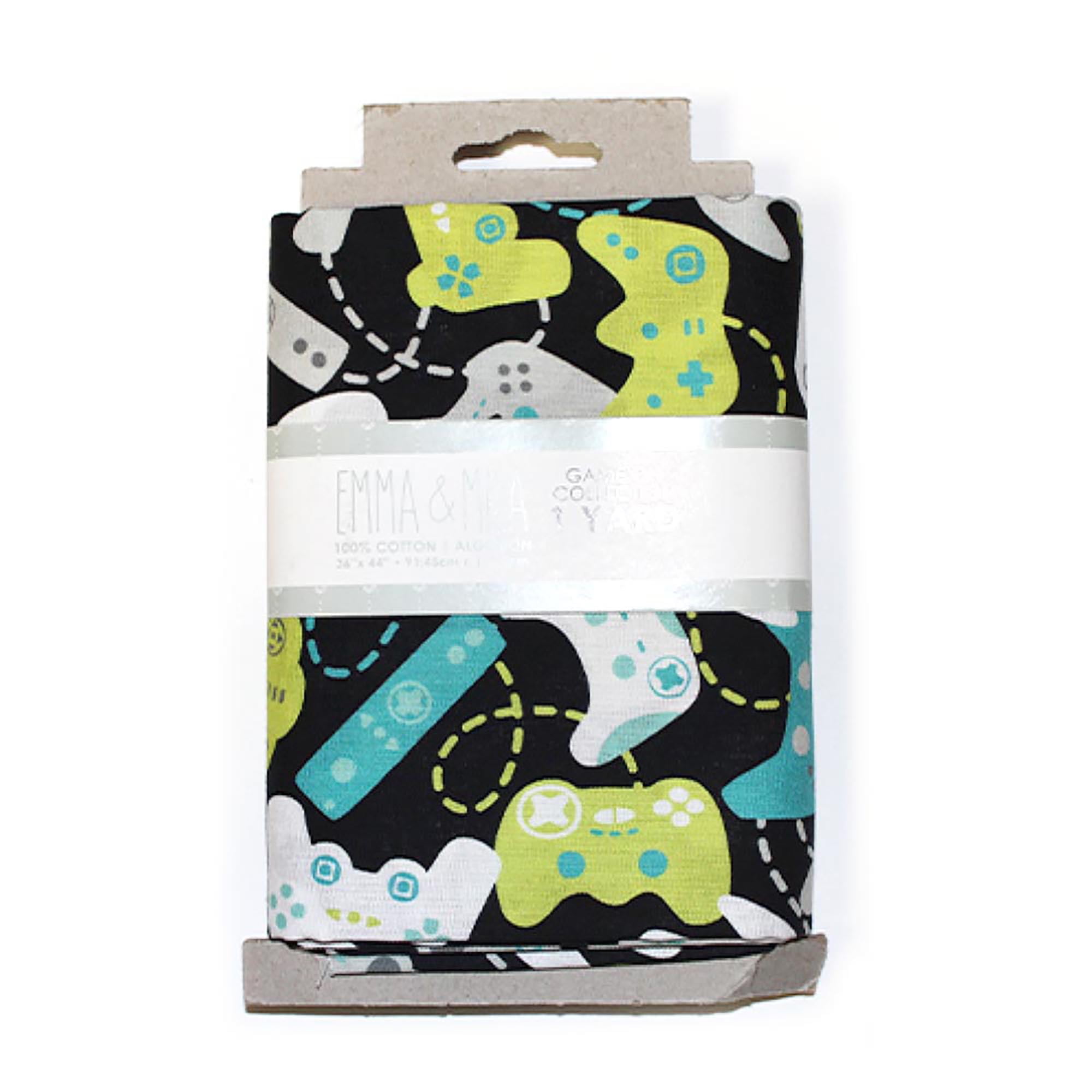 Eugene Textiles Emma & Mila Game Controllers 100% Cotton Pre-Cut Fabric ...