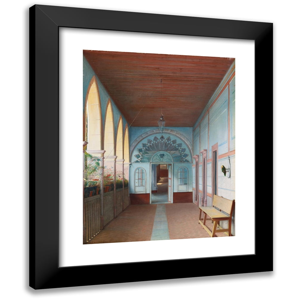 Eugenio Landesio 12x14 Black Modern Framed Museum Art Print Titled ...