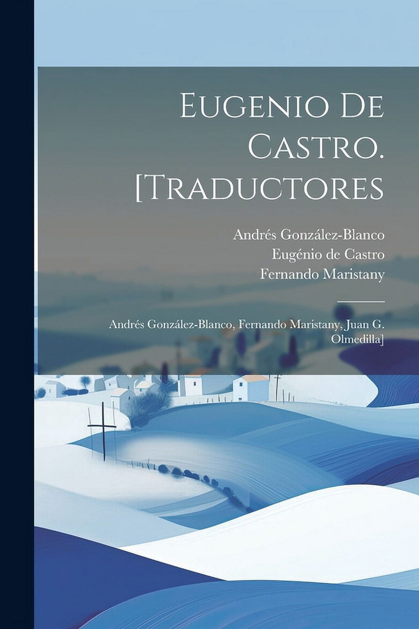 Eugenio De Castro Books - Walmart.com