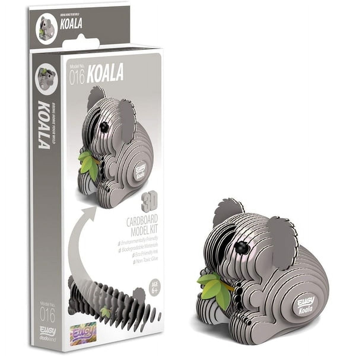 Eugy KOALA 3D Cardboard Craft Kit - Walmart.com