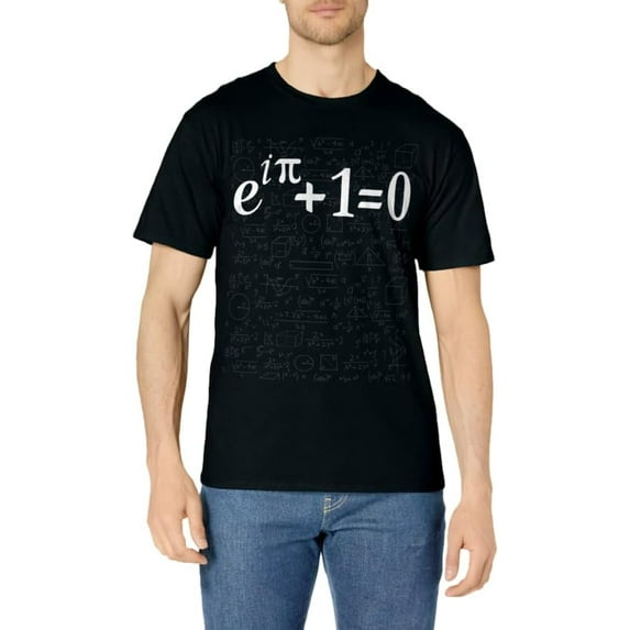 Euler's Identity Math Science Fun Most Beautiful Equation T-Shirt ...