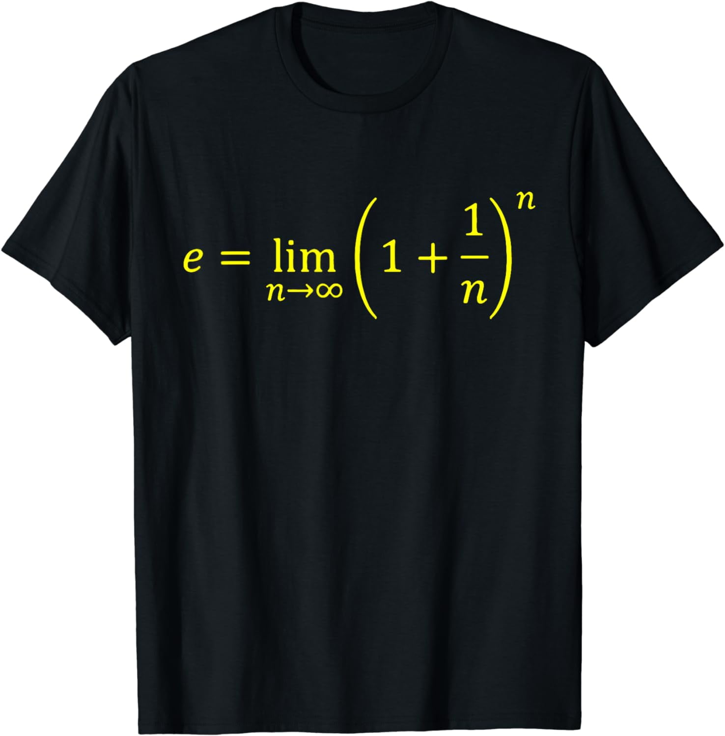 Euler's Number Equation Cool Science Math Gift Funny T-Shirt - Walmart.com