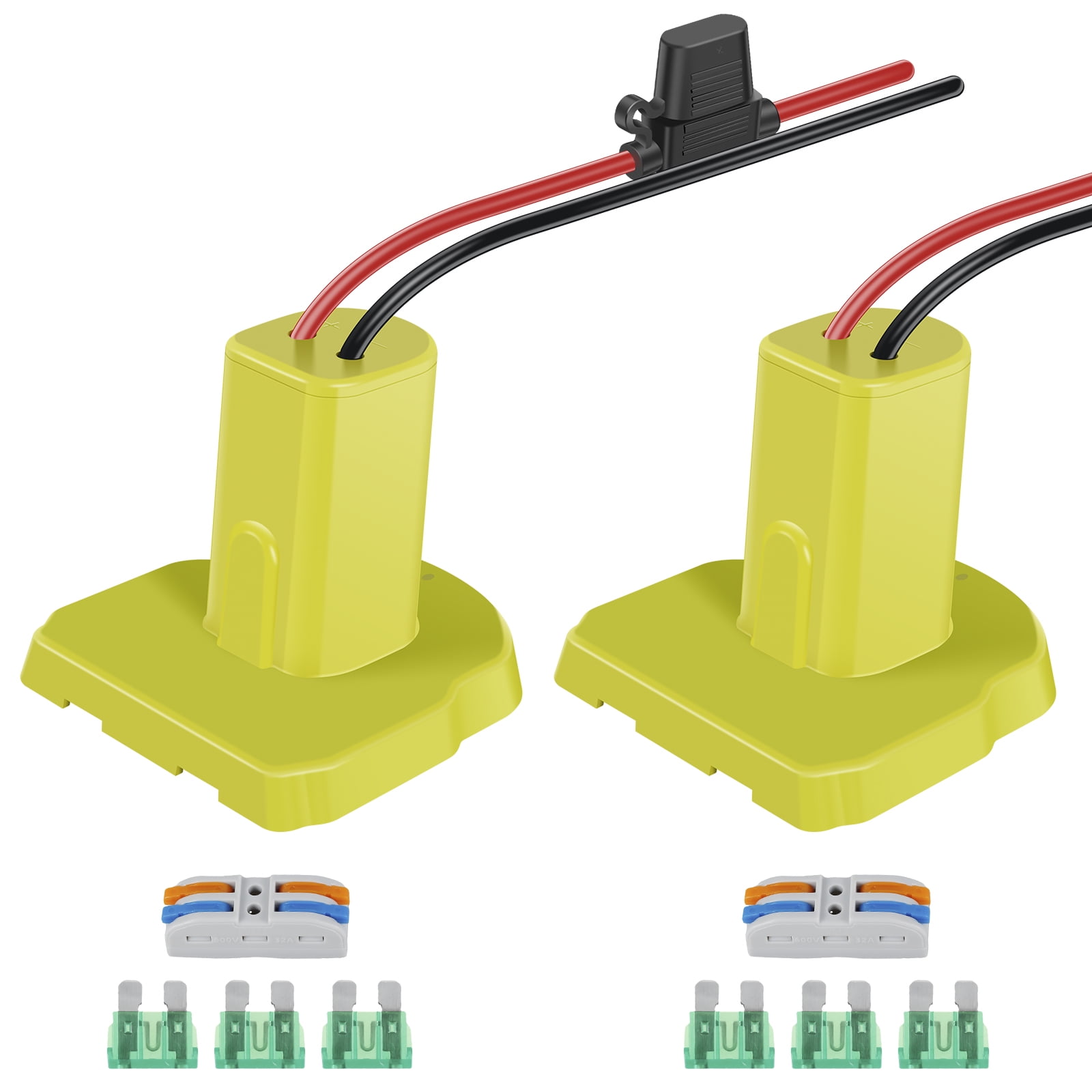 Eummy 2 Packs Power Wheel Adapter Compatible with Ryobi 18V Battery ...