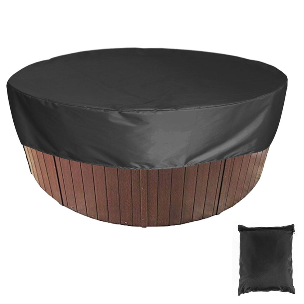 Eummy Round Hot Tub Cover 210 x 30cm Anti UV Swimming Pool Cover ...