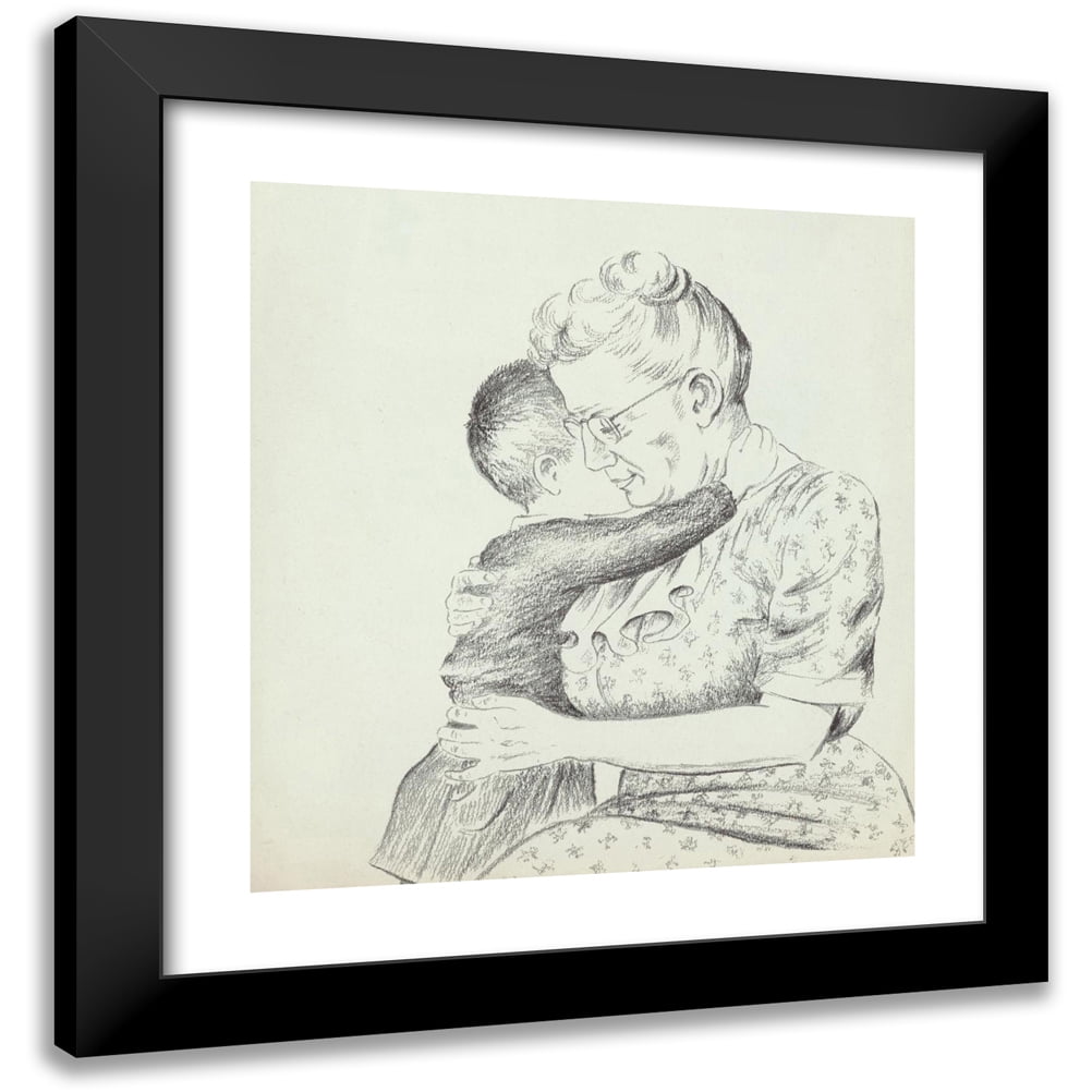 Eunice Young Smith 15x16 Black Modern Framed Museum Art Print Titled ...