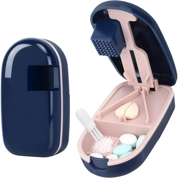 Euqvunn Pill Cutter for Precise Splitting – Sharp Stainless Steel Blade ...