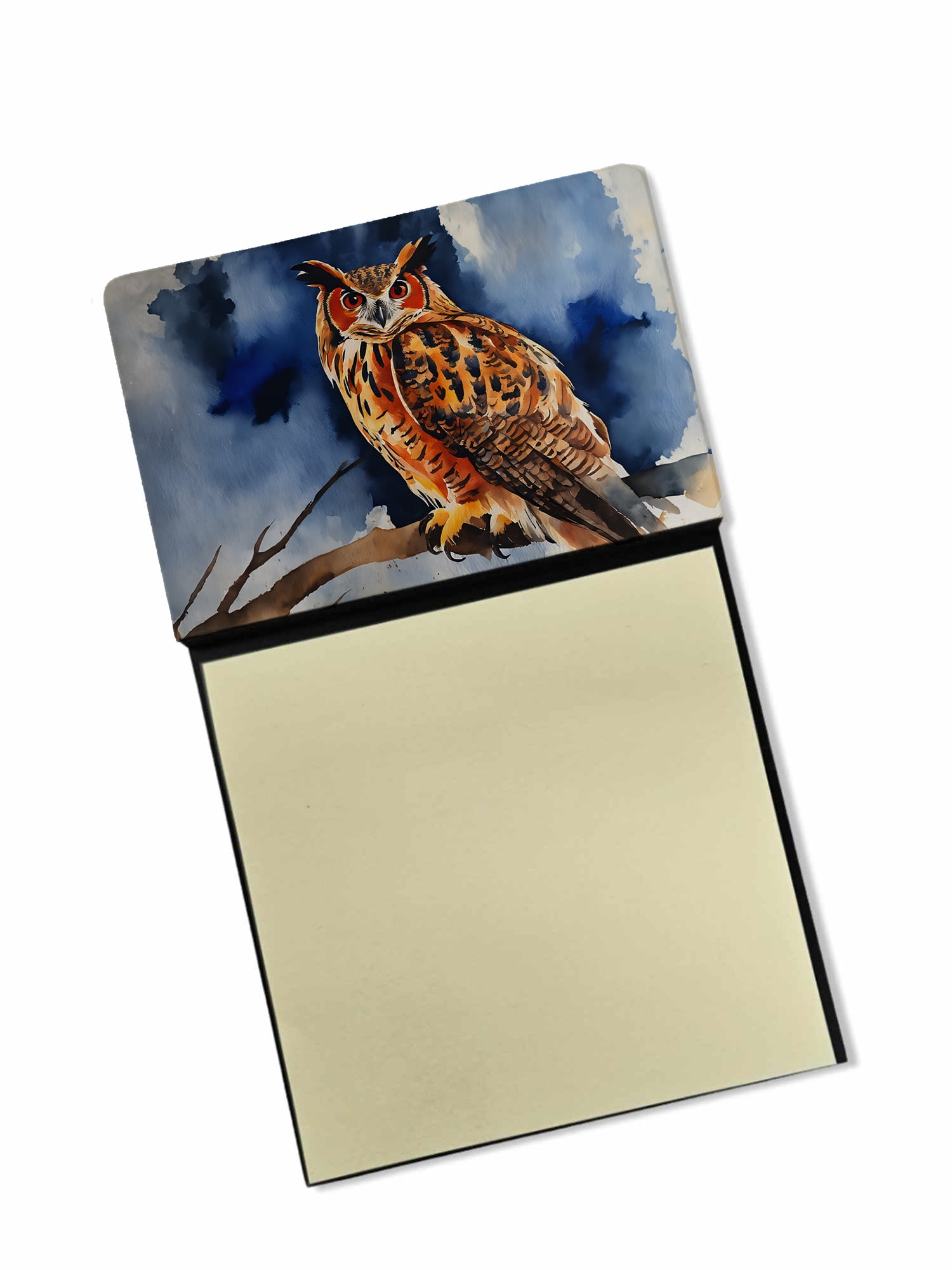 Eurasian Eagle Owl Sticky Note Holder 3.25 in x 5.25 in - Walmart.com