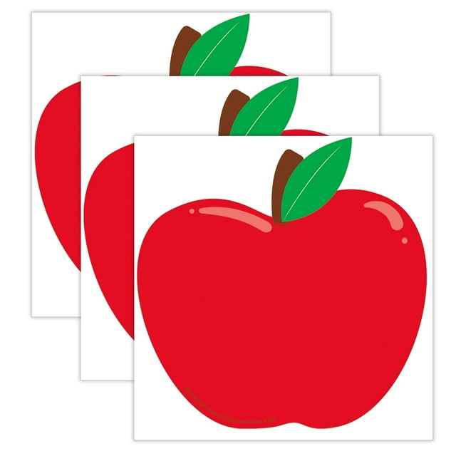 Eureka Apple Paper Cut-Outs, 36 Per Pack, 3 Packs - Walmart.com