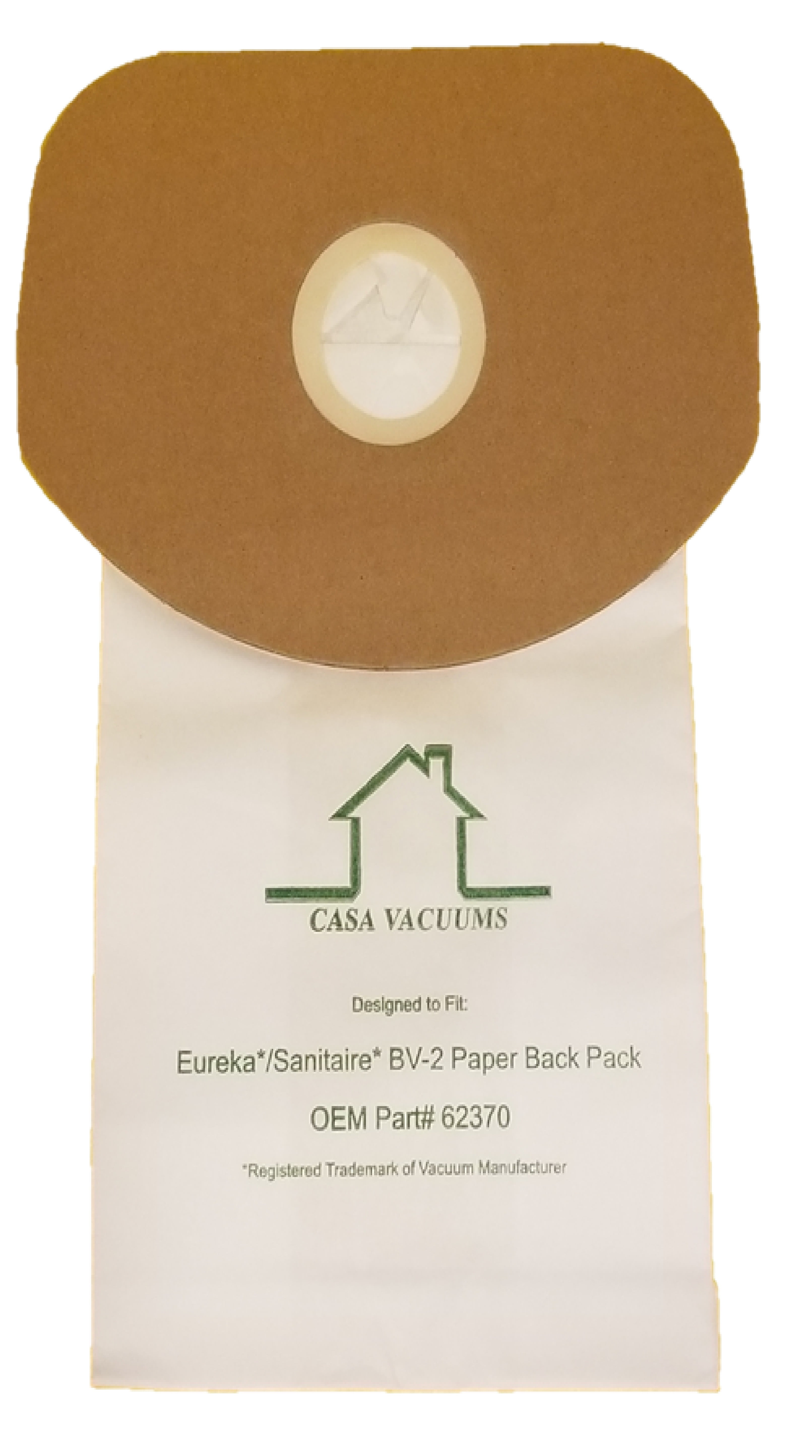 Eureka BV-2 Bags Fit Sanitaire, Backpack, Carpet Pro, Piranha ...