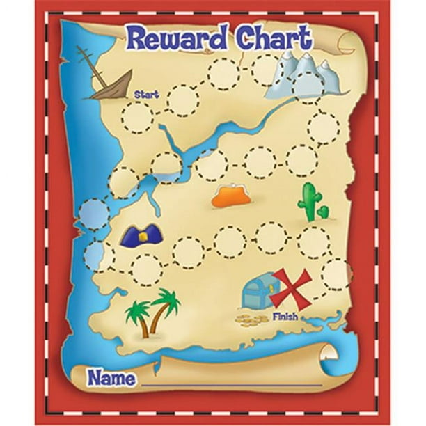 Treasure Hunt Mini Reward Charts with Stickers, 36 Charts - Walmart ...