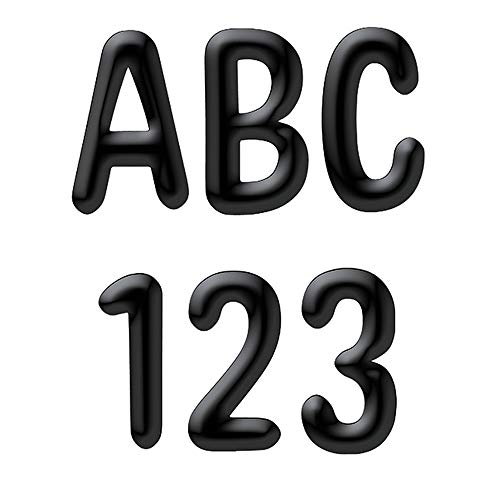 Eureka Black Alphabet and Numbers Bulletin Board and Classroom ...