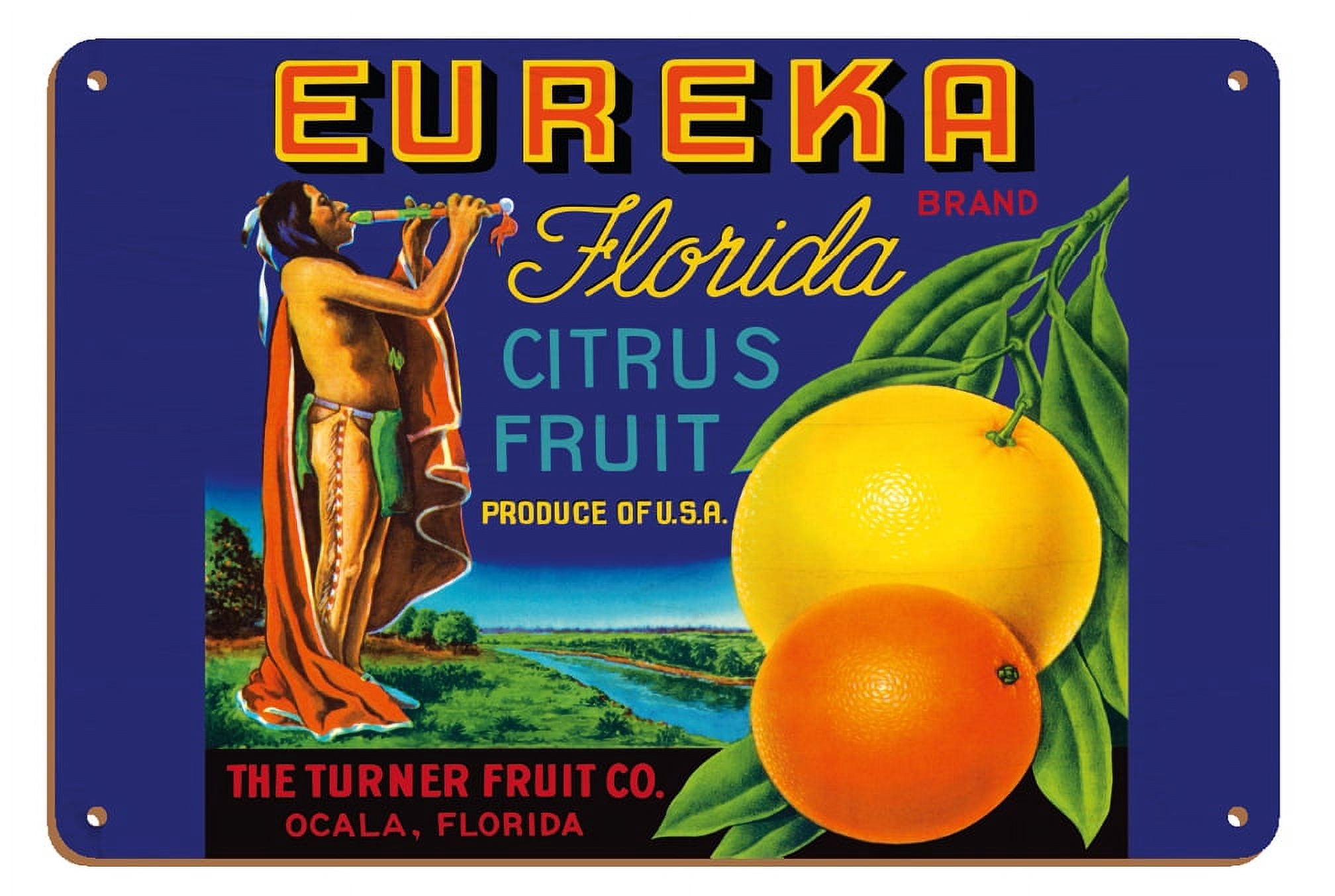 Eureka Brand Florida Citrus - The Turner Fruit Company - Vintage Fruit ...