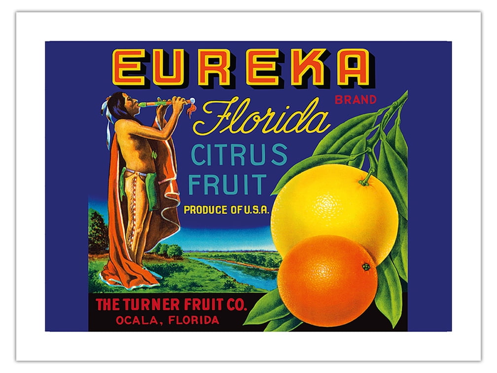 Eureka Brand Florida Citrus - The Turner Fruit Company - Vintage Fruit ...