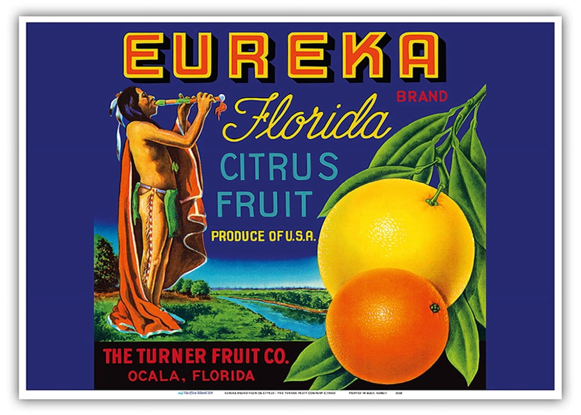Eureka Brand Florida Citrus - The Turner Fruit Company - Vintage Fruit ...