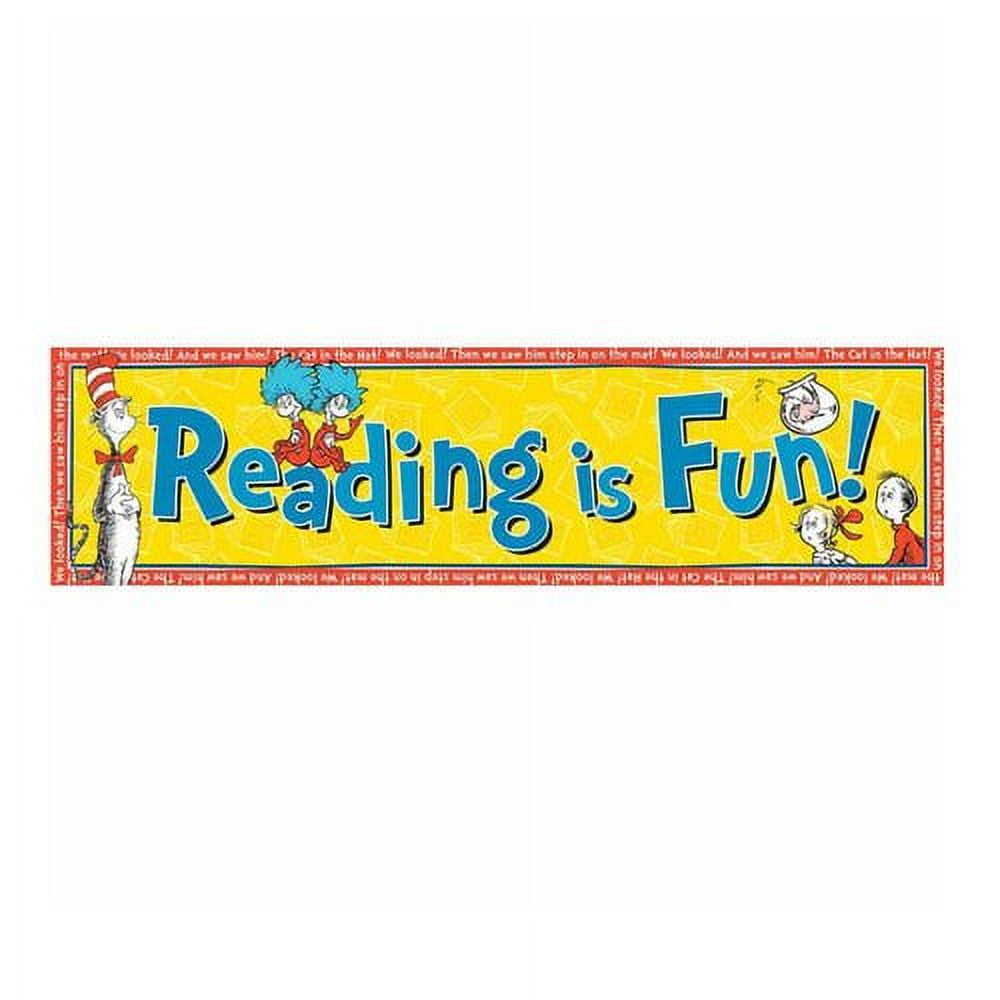 Eureka Classroom Classroom Banners Reading Is Fun Poster - Walmart.com