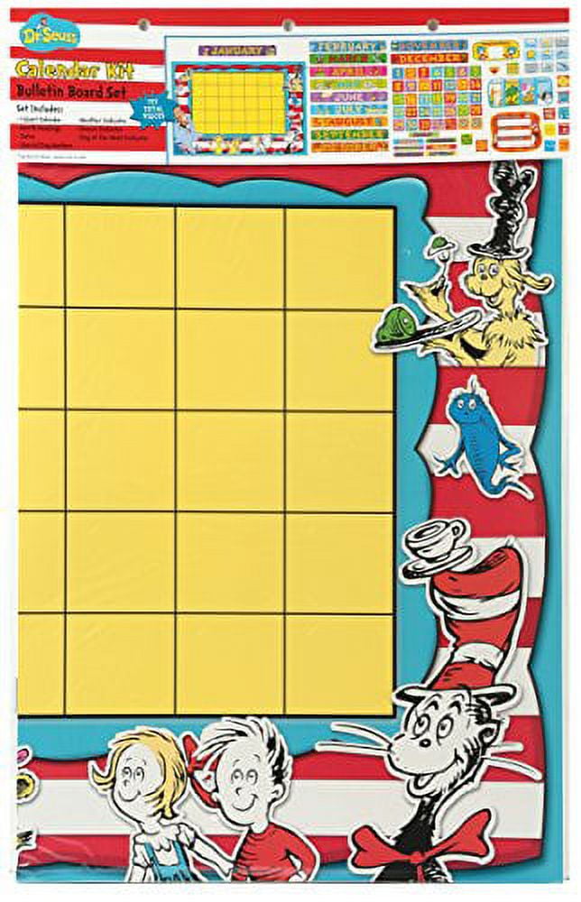 Eureka Classroom Supplies Back to School Dr. Seuss Teacher Calendar ...