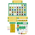 Eureka Classroom Crayola Calendar Bulletin Board Set, 99 Piece ...