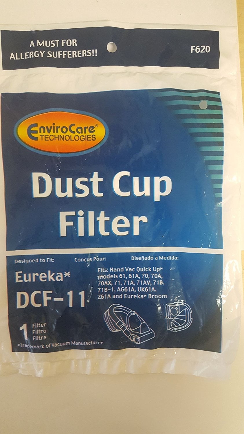 Eureka DCF11 Quick Up Washable & Reusable Dust Cup Filter Fits Eureka ...