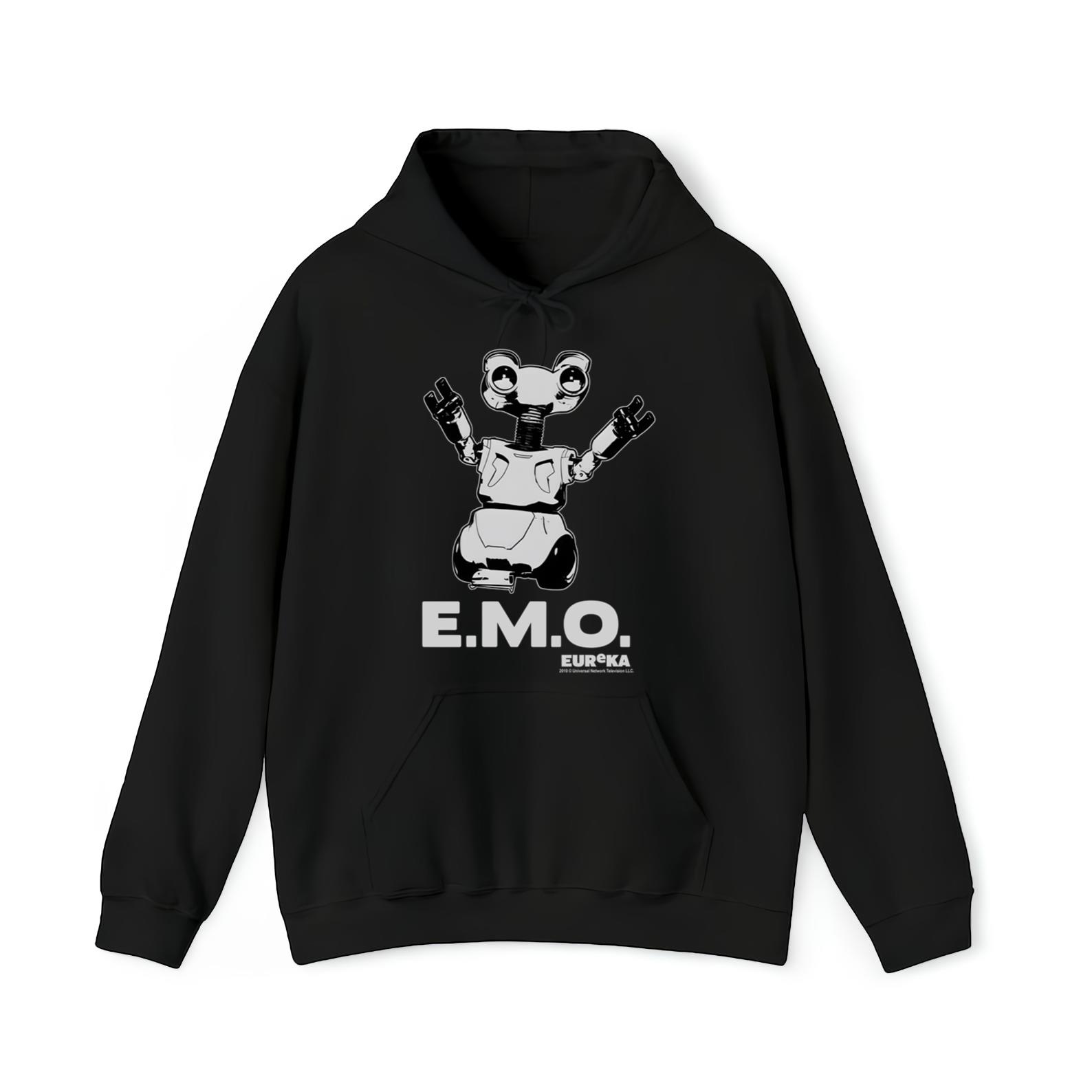 Eureka EMO T Shirt Mens License Classic Sci-FI Robot TV Jack Carter Tee ...